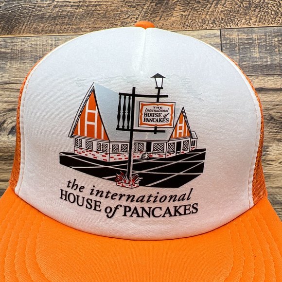 Unbranded | Accessories | Vintage Ihop Mens Trucker Hat Orange Snapback ...